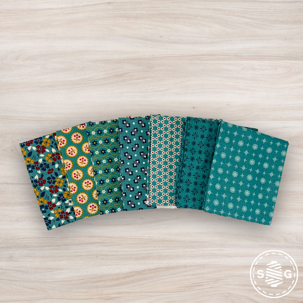 Americana Custom Fat Quarter Bundle Raindrop Colorway by Lori Holt of ...