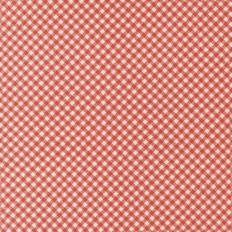 PRESALE Rosie Gingham Strawberry Yardage by Fig Tree & Co for Moda Fab ...