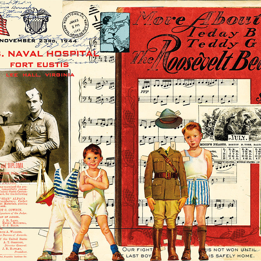 PRESALE Sew America Collage Multi Yardage by J. Wecker Frisch for Rile ...