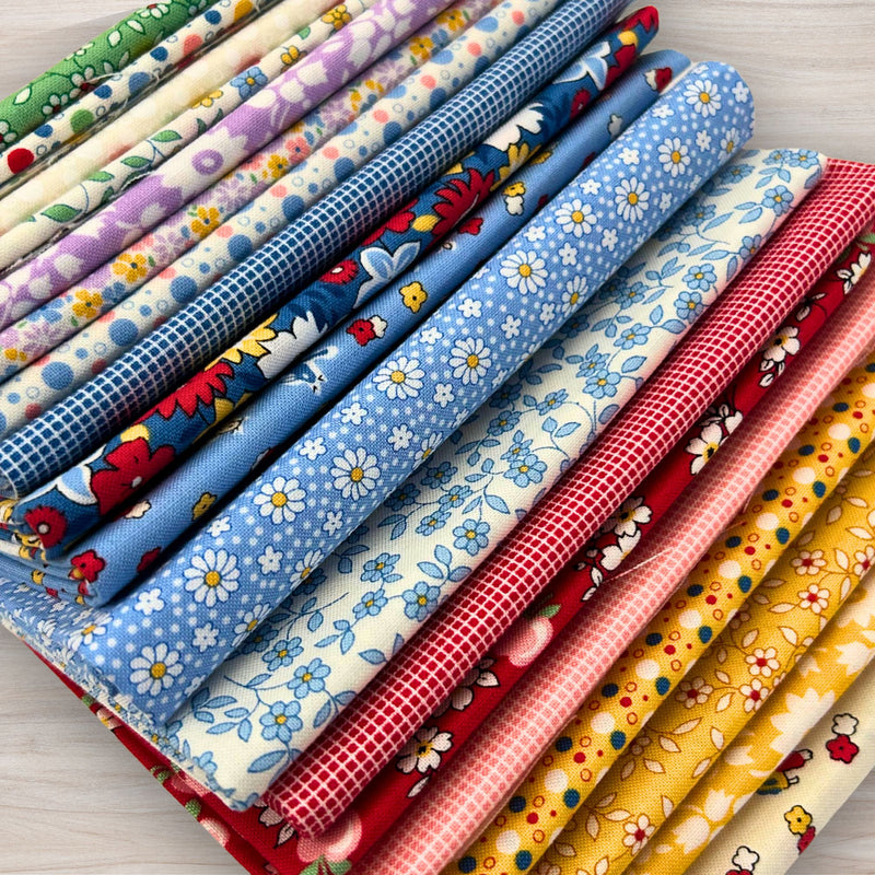30s Playtime Custom Fat Quarter Bundle by Linzee McCray for Moda Fabri ...