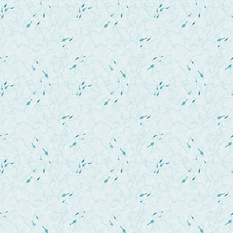 Reef Ocean Floor Powder Yardage by Corinne Wells for Riley Blake Desig ...