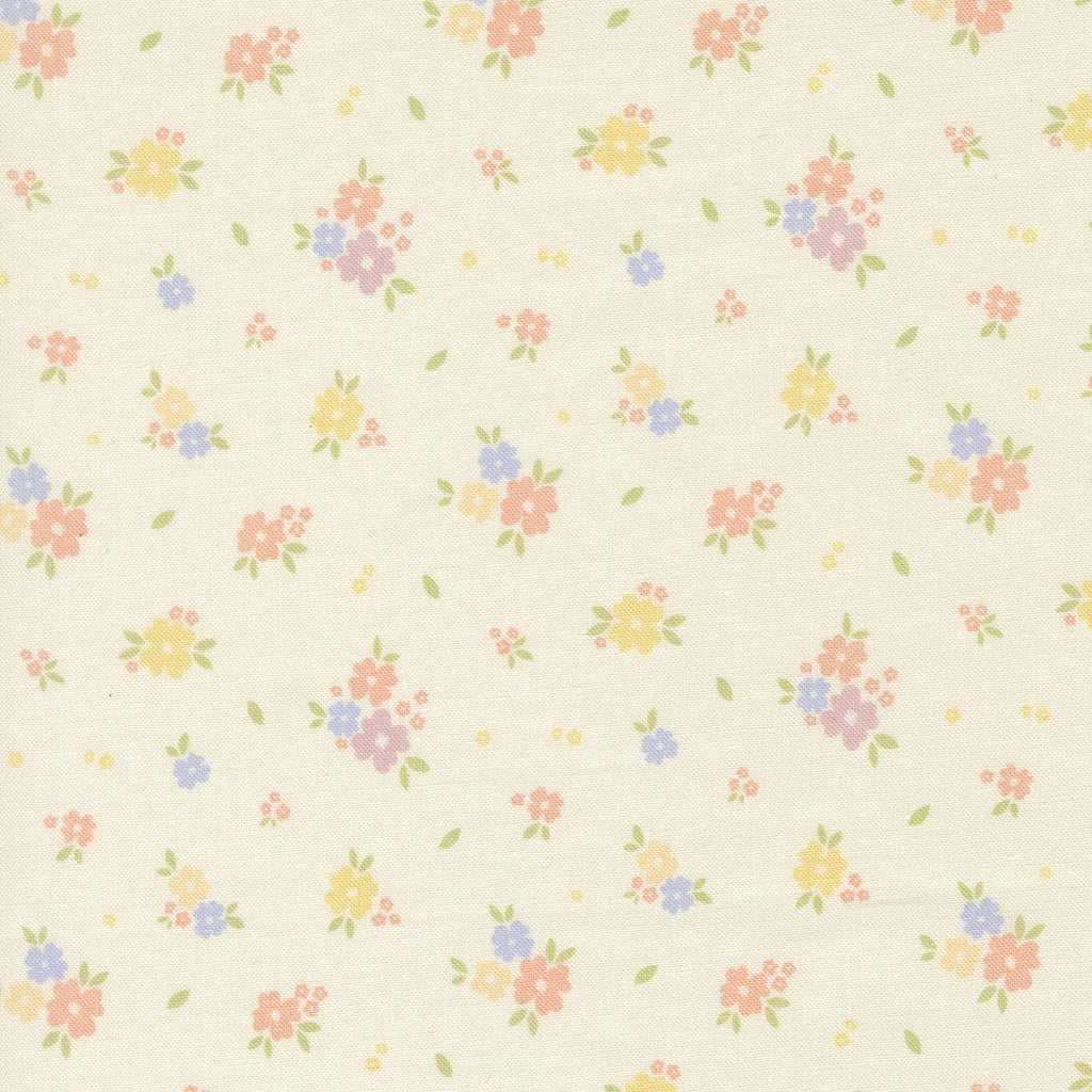 PRESALE Pastel Prairie Bloomers Porcelain Yardage by My Sew Quilty Lif ...