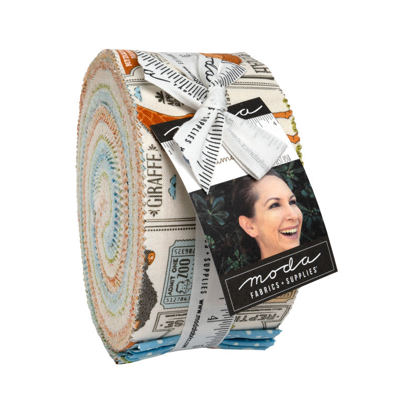 PRESALE Animal Park Fun Jelly Roll by Stacy Iest Hsu for Moda Fabrics ...