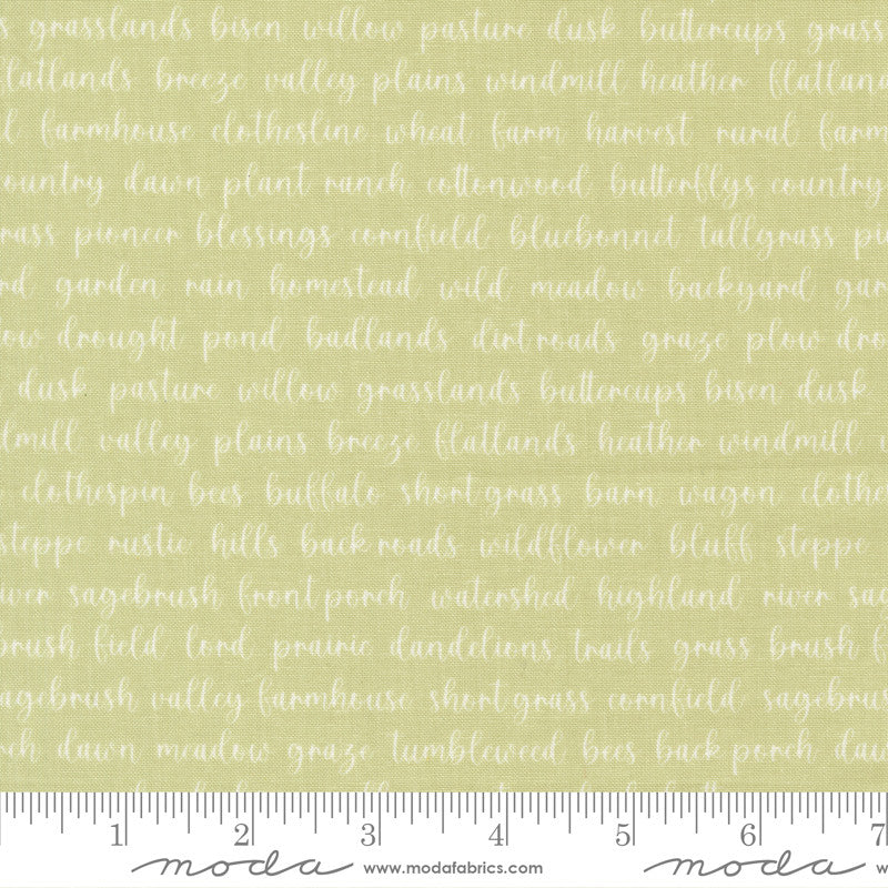 PRESALE Pastel Prairie Pear Yardage by My Sew Quilty Life for Moda Fab ...