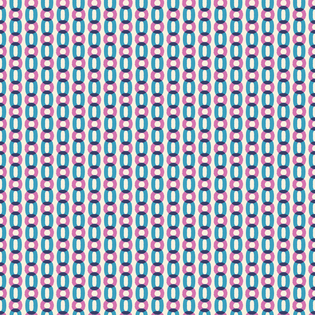 Salutations Uh Oh Vintage Blue Yardage by Rashida Coleman Hale for Rub ...