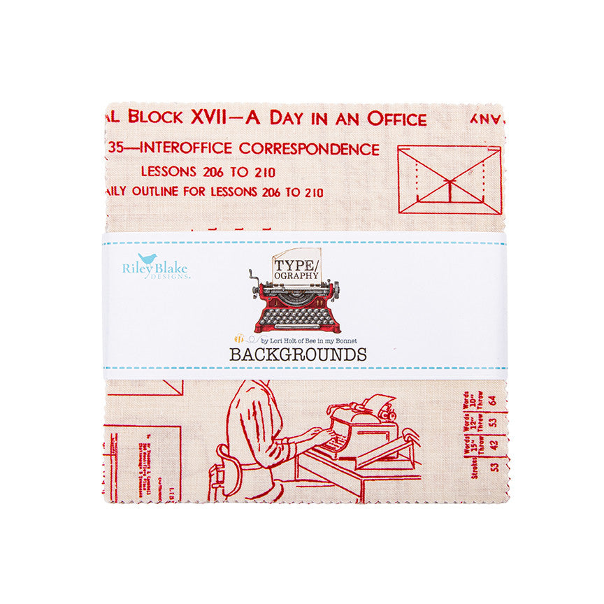 TYPE/ography 5" Stacker B Backgrounds by Lori Holt of Bee in My Bonnet ...