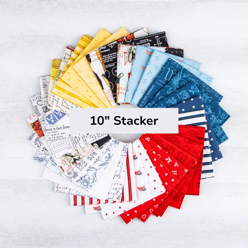 PRESALE Sew America 10" Stacker by J. Wecker Frisch for Riley Blake De ...