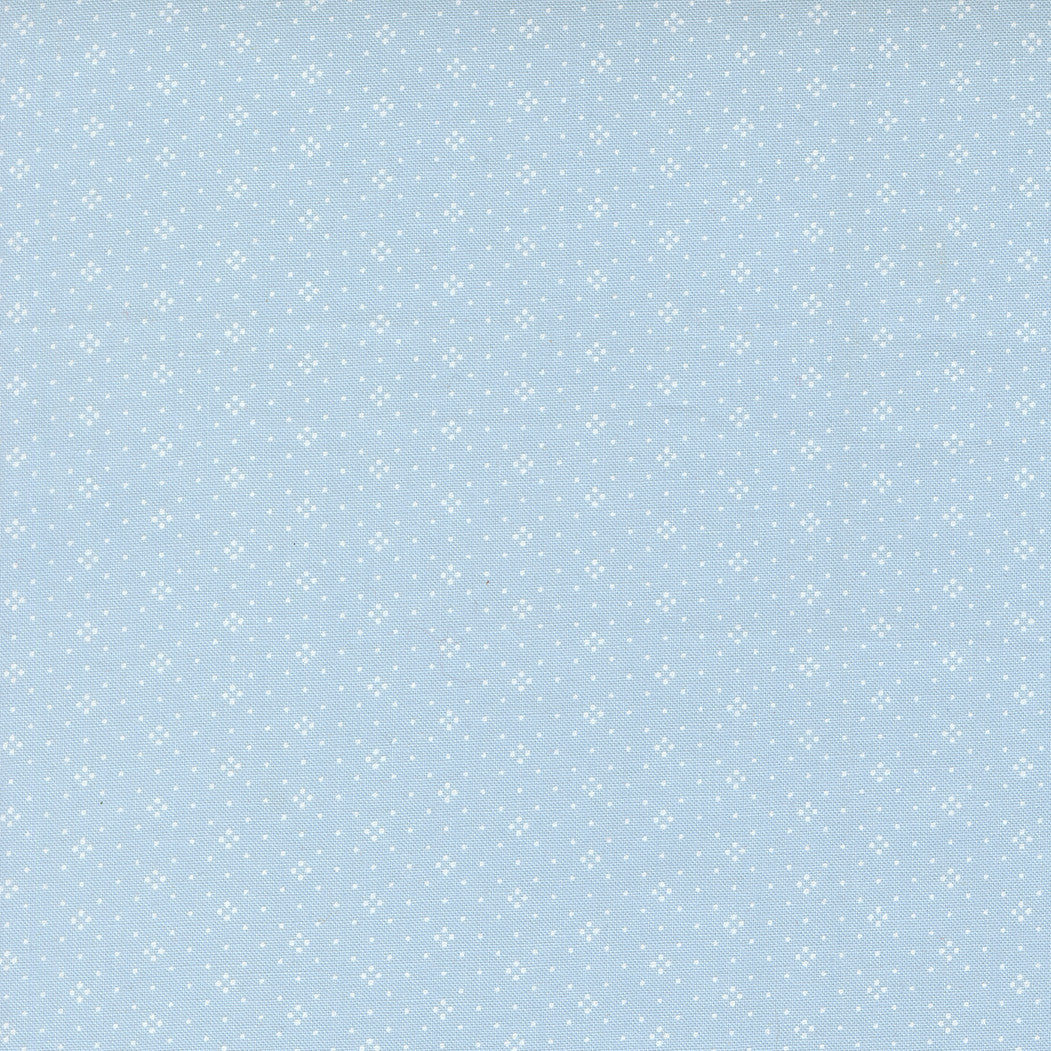 PRESALE Rosie Eyelet Forget Me Not Yardage by Fig Tree & Co for Moda F ...